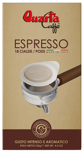 Quarta Caffè Pods (ESE) ≫ Cialde, Servings, Espresso Pods