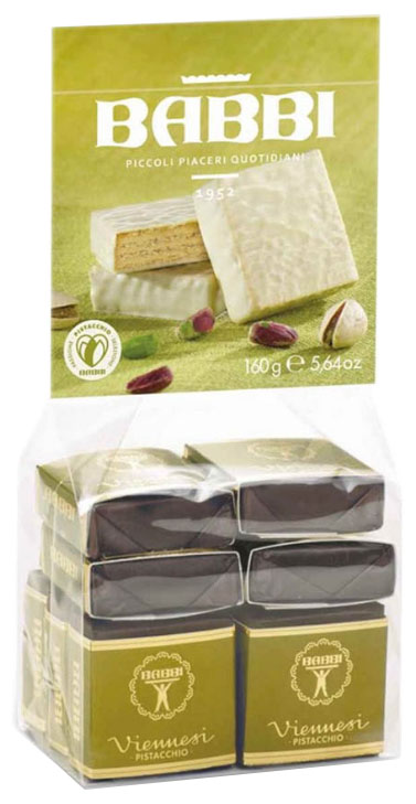 Babbi dal 1952 | Pistachio wafers with pistachio cream