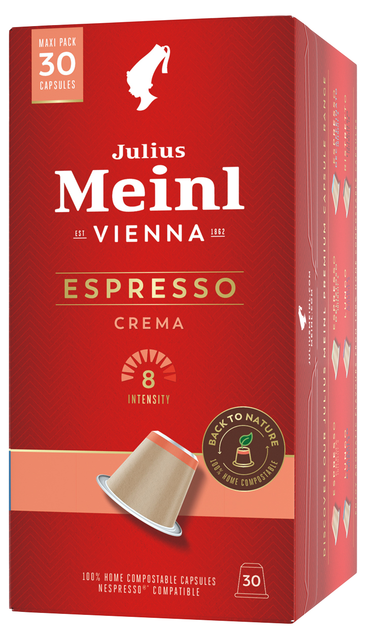 Julius Meinl | Nespresso® compatible capsules Espresso Crema | 30 pieces